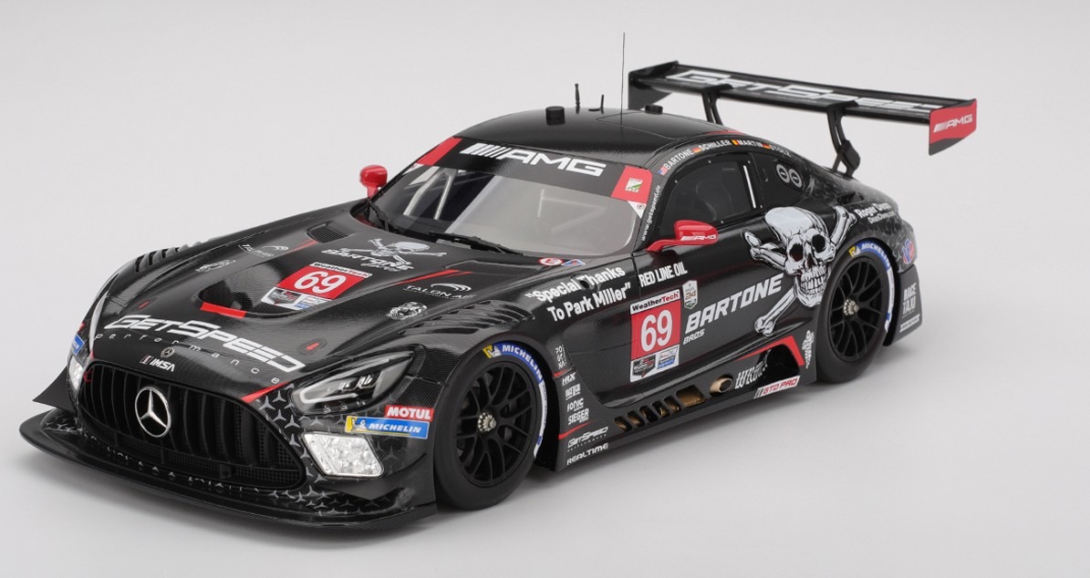 Mercedes-AMG GT3 EVO #69 GetSpeed 2025 IMSA Daytona 24 Hrs in 1:18 scale by Topspeed