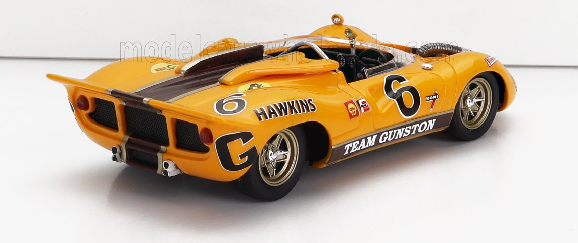 Ferrari 350 P4 Spider Can-Am s/n0858 Team Gunston #6 Winner 1968 3h Cape Town P. Hawkins in 1:43 ...