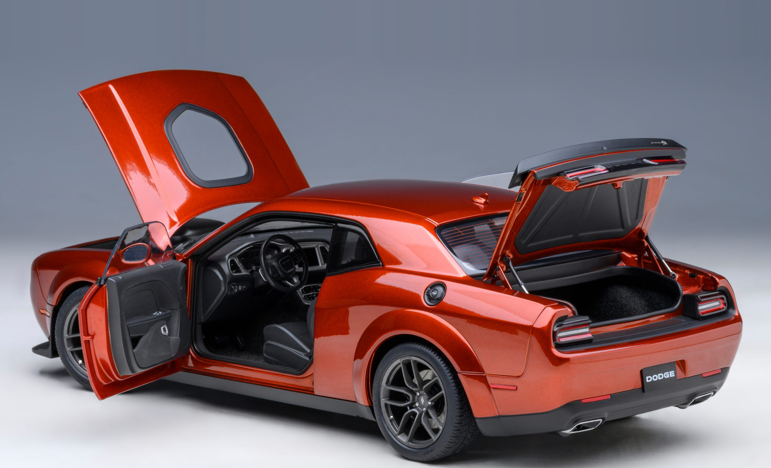 2022 Dodge Challenger R/T Scat Pack Widebody Sinamon Stick in 1:18 scale by AUTOart