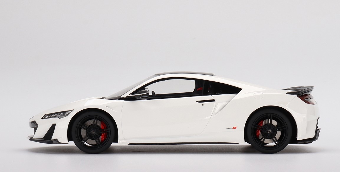 2022 Honda NSX Type S 130R White RHD in 1:18 scale by Topspeed