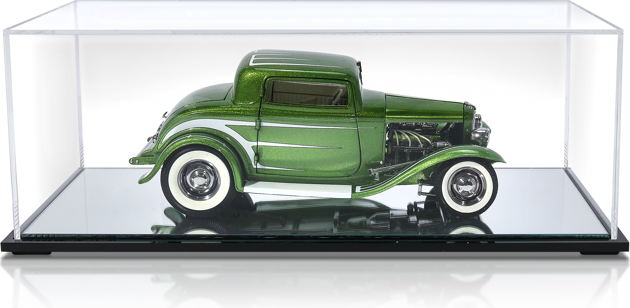 Acrylic Display Case Wmirrored Base For 118 Scale Models By Lac Displays