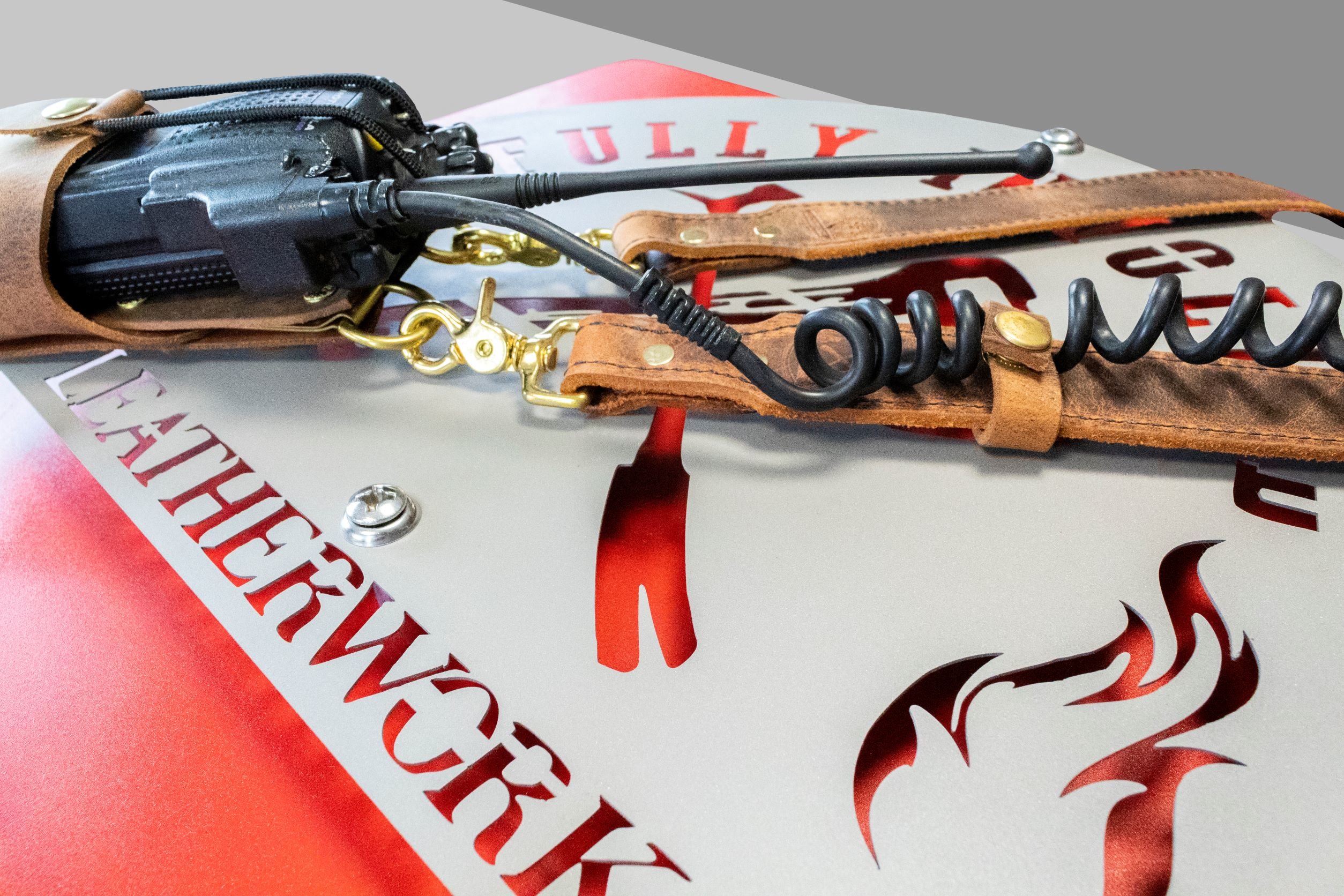 Free Floating Cord Keeper by Fully Involved Leatherworks