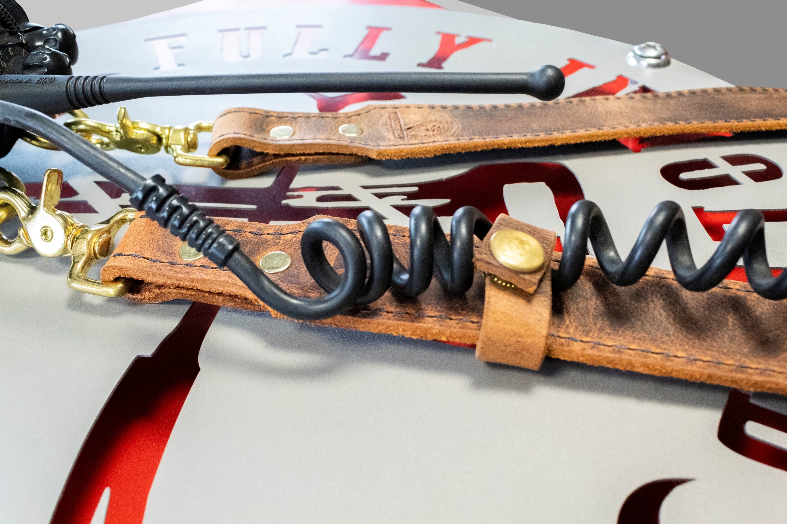 Free Floating Cord Keeper by Fully Involved Leatherworks