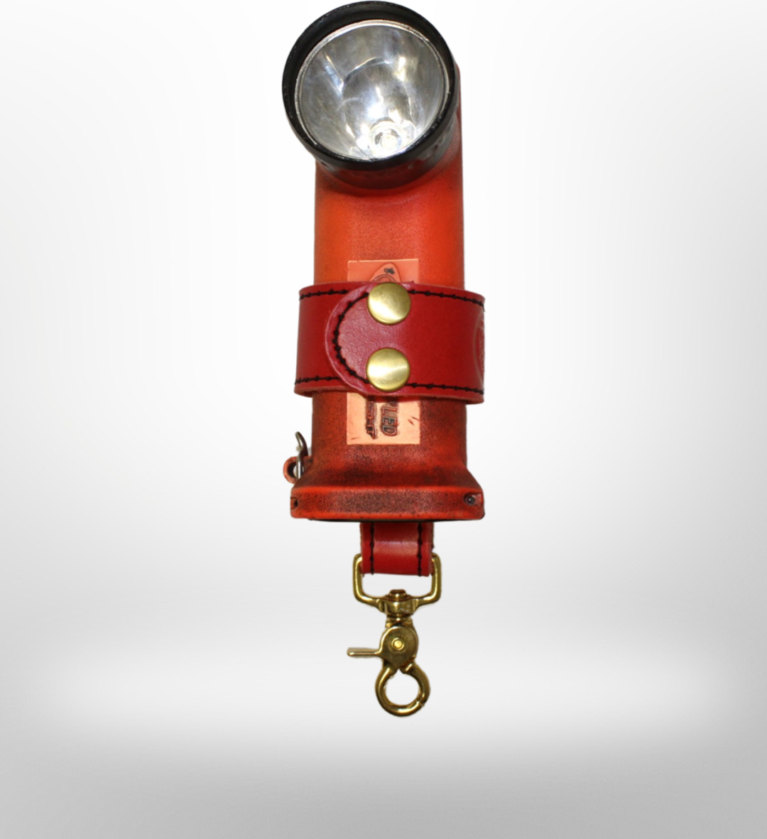 Leather Firefighter 90 Degree Flashlight Strap by Fully Involved ...