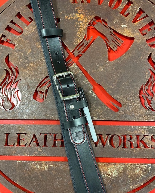 Radio Strap Pen Holder by Fully Involved Leatherworks