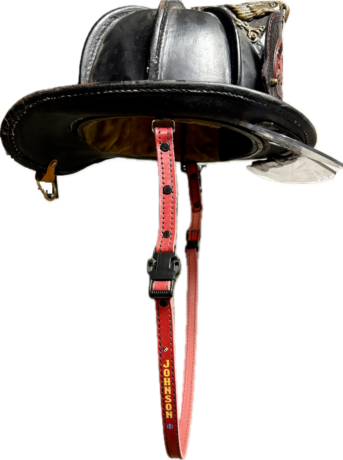 Flashover Graphix Custom Stitched Leather Fire Helmet Chin Strap by ...