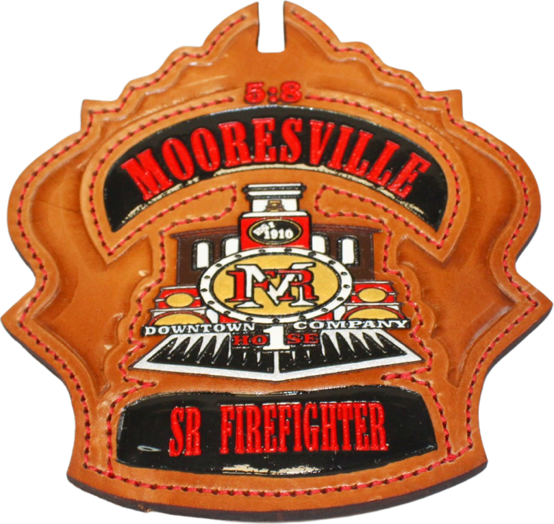 "FIL" Firefighter Custom Leather Fire Helmet Shield Front by Fully ...