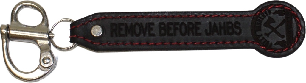 SCBA Mask Quick Release Shackle by Fully Involved Leatherworks