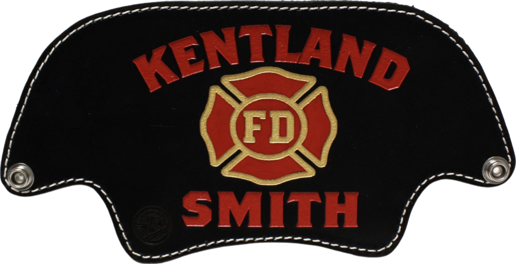Custom SCBA Scott Mask Shield by Fully Involved Leatherworks