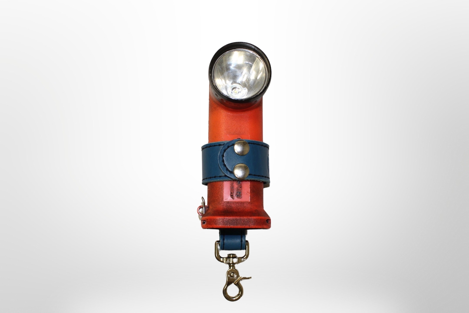Leather Firefighter 90 Degree Flashlight Strap by Fully Involved ...