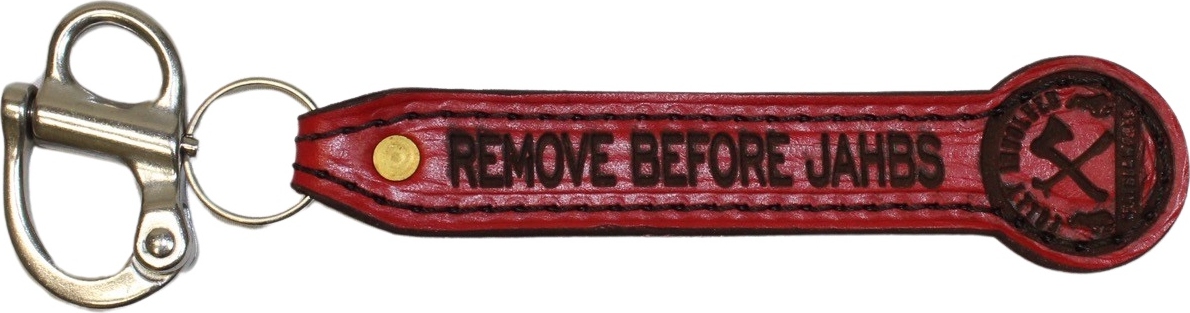 SCBA Mask Quick Release Shackle by Fully Involved Leatherworks