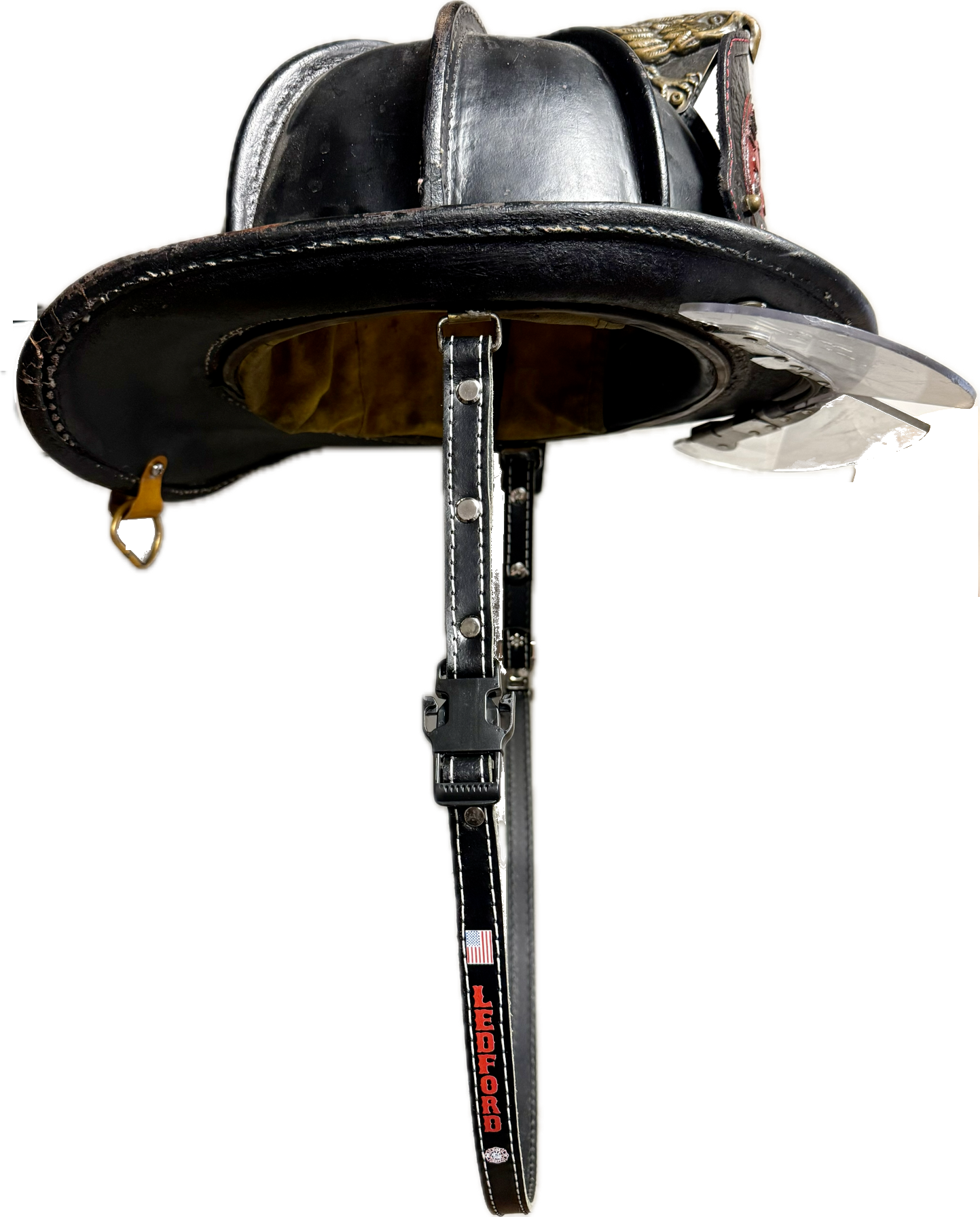 Flashover Graphix Custom Stitched Leather Fire Helmet Chin Strap by ...