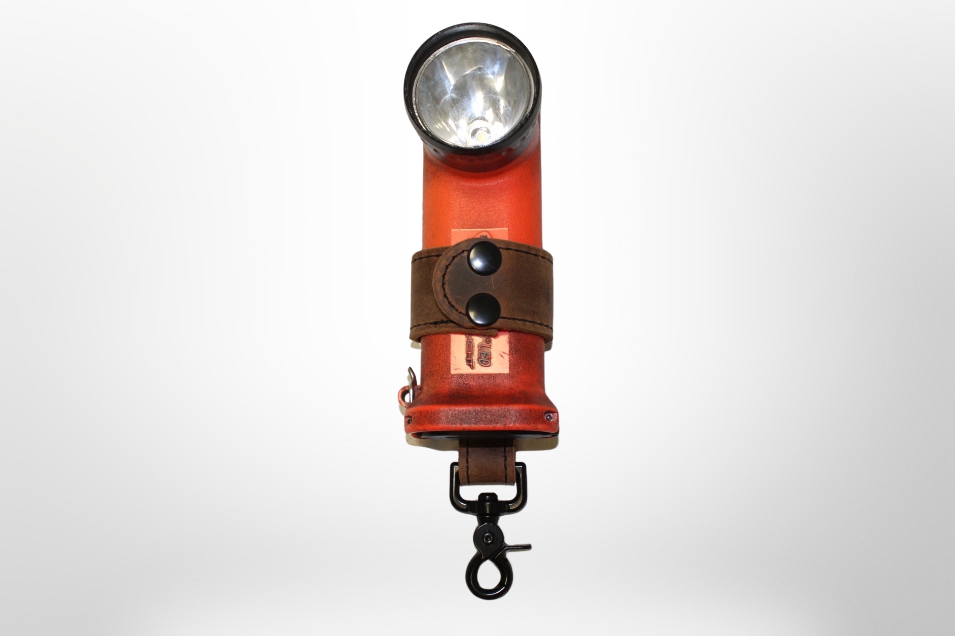 Leather Firefighter 90 Degree Flashlight Strap by Fully Involved ...
