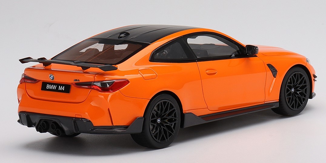 BMW M4 M-Performance (G82) Fire Orange in 1:18 scale by Topspeed
