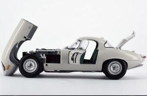 Jaguar E Type Lightweight Coombs 4WPD #47 in 1:18 scale by Paragon