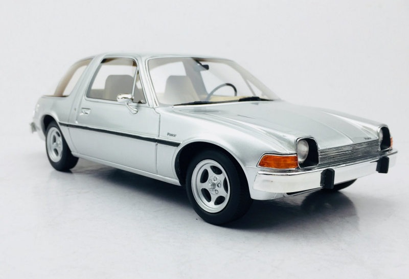 1977 AMC Pacer Silver in 1:18 Scale by LS Collectibles
