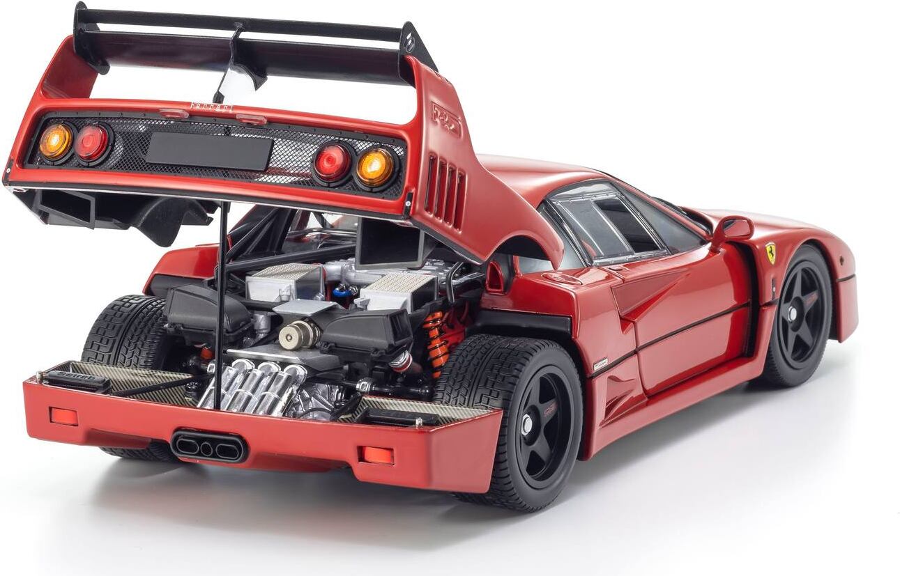 FERRARI F40 "LIGHT WEIGHT VERSION" in RED Diecast Model Car in 1:18 ...