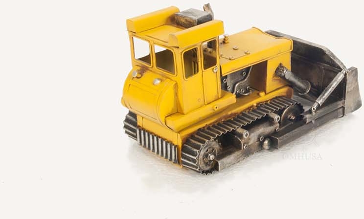 Metal Handmade Tin Bulldozer by Old Modern Handicrafts