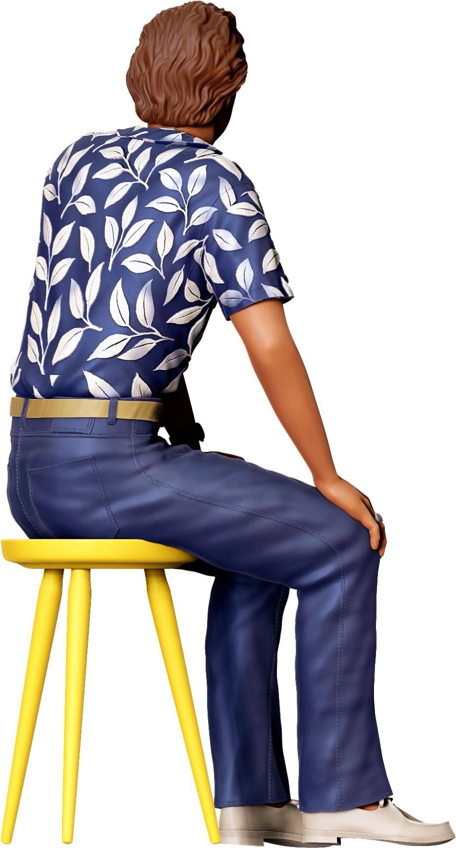 Figurine Thomas Magnum from Magnum PI in 1:18 scale by Alexandra & Gabriel