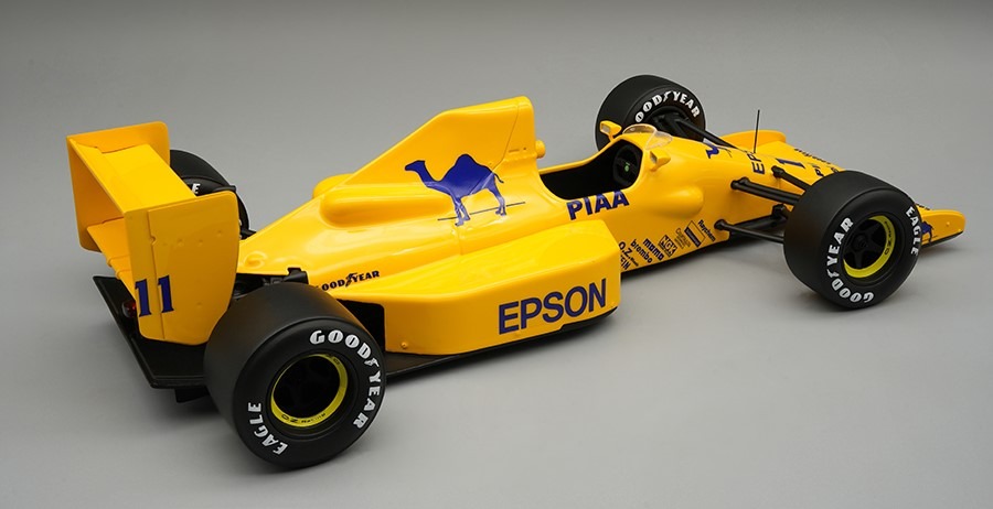 Lotus 101 1989 British GP Driver: N. Piquet in 1:18 scale by Tecnomodel