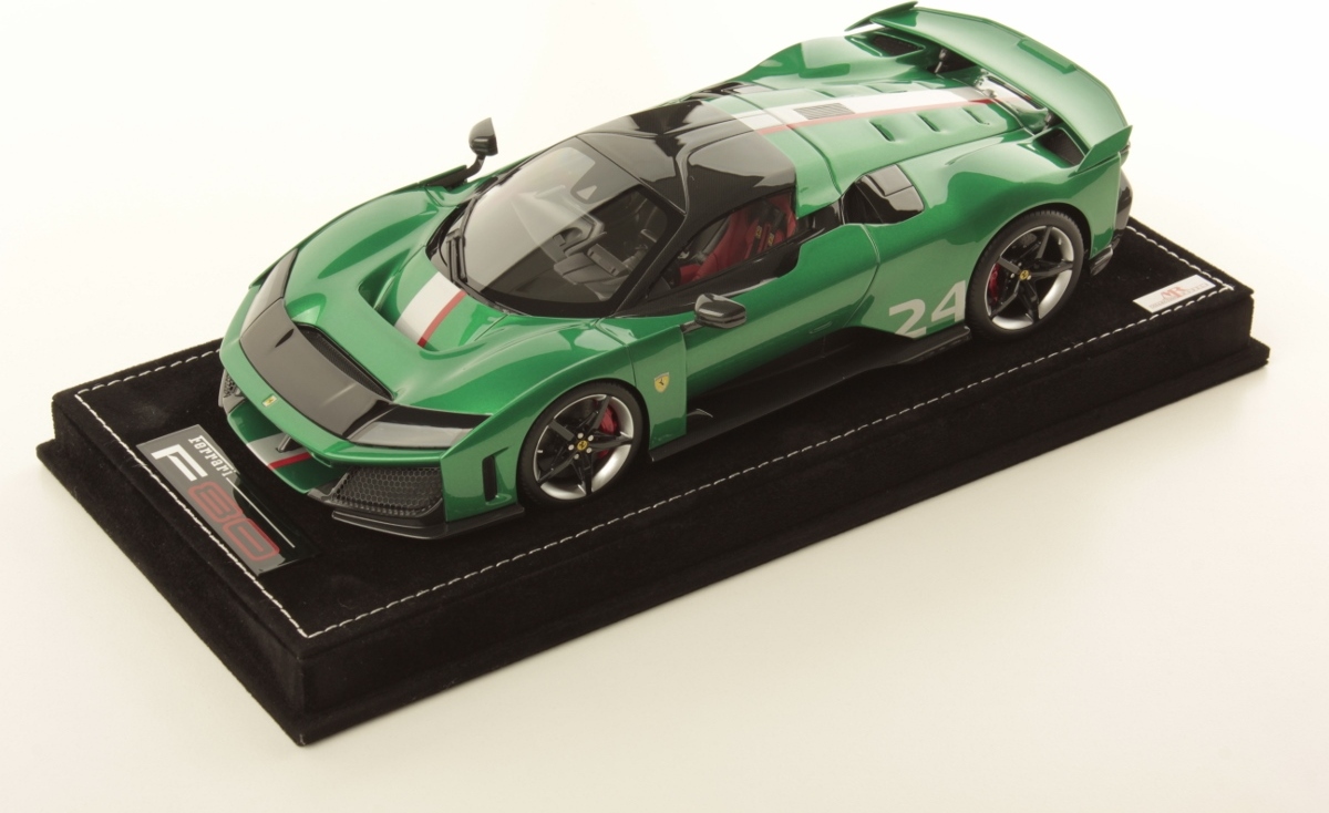 Ferrari F80 Green Jewel with #24 Livery in 1:18 scale by MR Collection