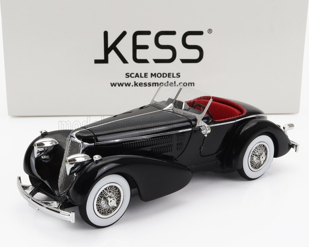 1934 Duesenberg Model A Krueger Special Roadster Open Black in 1:43 ...