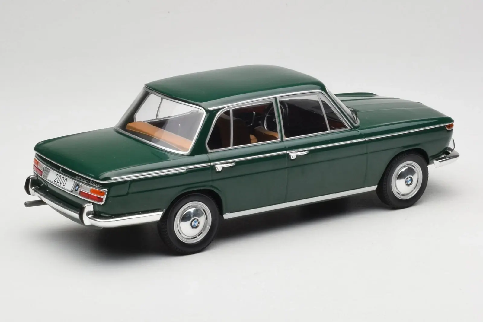1966 BMW 2000 Type 121 Dark Green in 1:18 scale by MCG