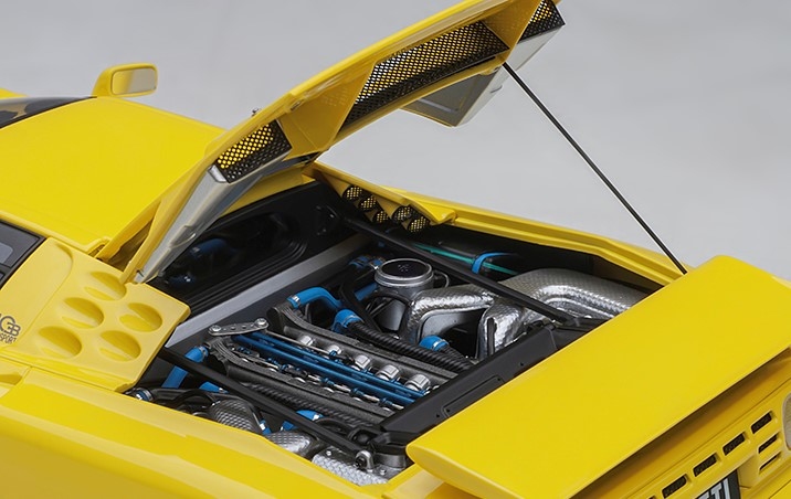 BUGATTI EB110 SS (GIALLO BUGATTI/YELLOW) in 1:18 scale by AUTOart by ...