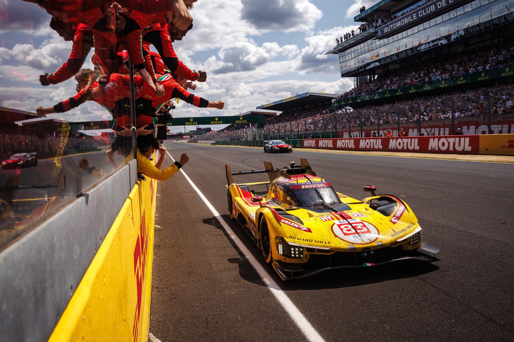 Ferrari 499P 3.0L Turbo V6 Team Ferrari #83 Winner 2025 Le Mans in 1:18 ...