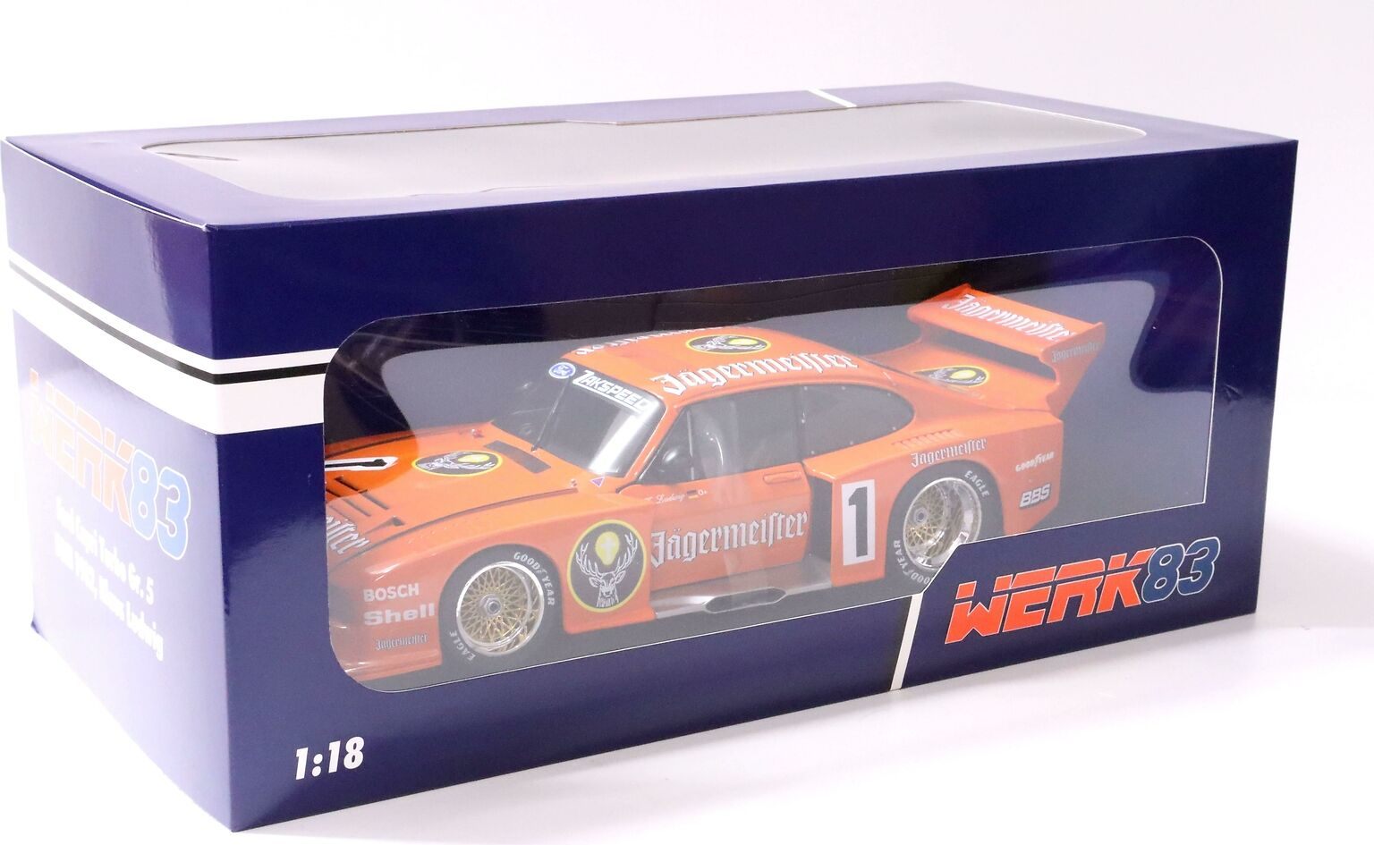 FORD CAPRI TURBO DRM Jagermeister 1982 in 1:18 scale by Werk 83 by WERK 83