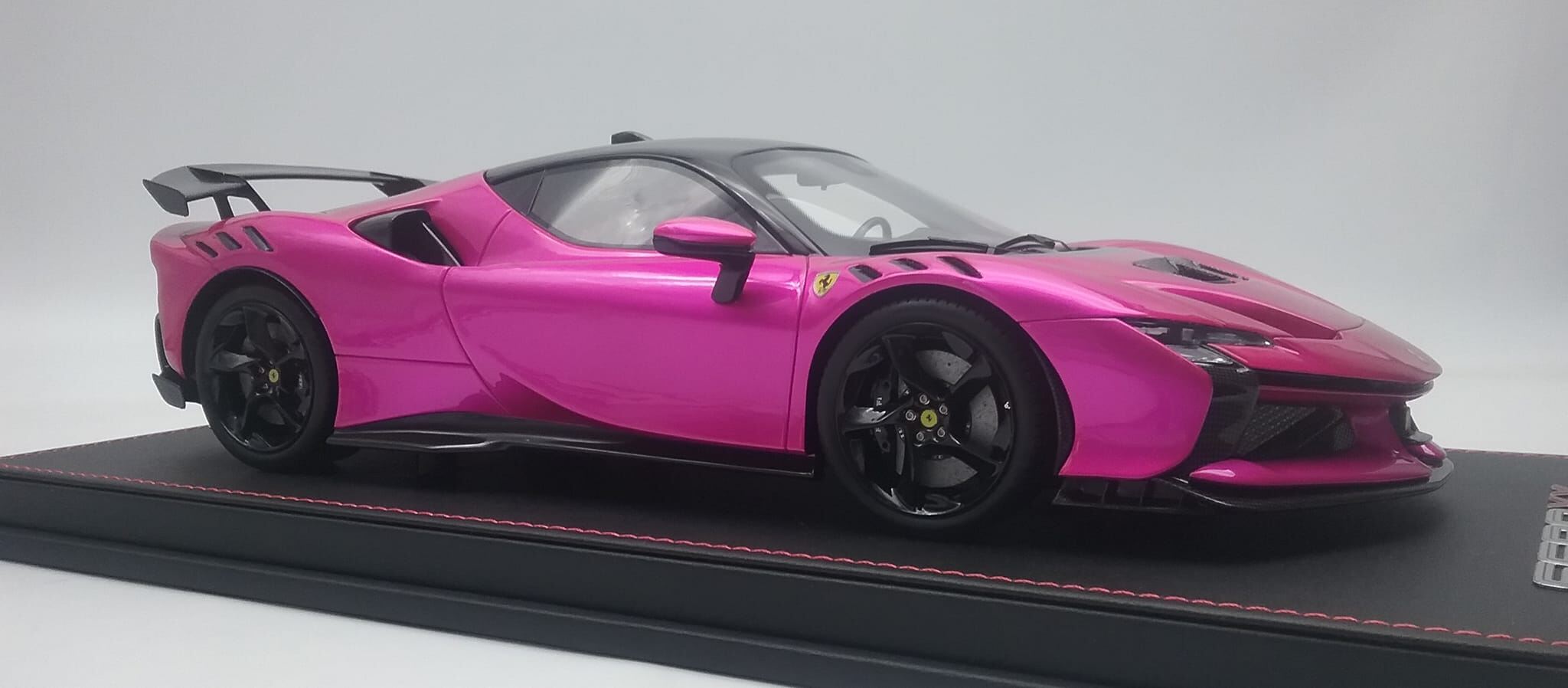 Ferrari SF90 XX Flash Pink Rare Limited Edition of 20pcs in 1:18 scale ...