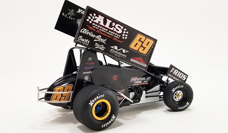 2022 #69 KAEDING PERFORMANCE SPRINT CAR BUD KAEDING in 1:18 scale by ...