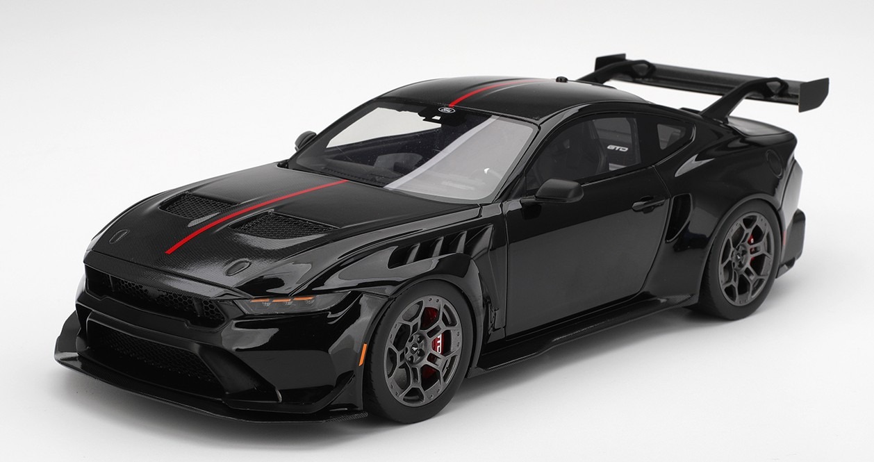 Ford Mustang GTD Shadow Black in 1:18 scale by Topspeed
