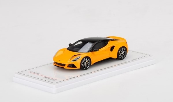 Lotus Emira Hethel Yellow in 1:43 scale by True Scale Miniatures by ...