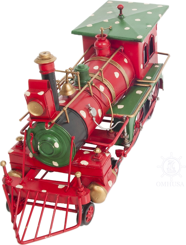 Christmas Train Model Handmade Tin Metal Handmade by Old Modern ...