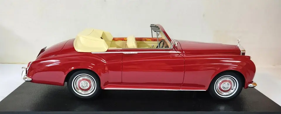 1960 Rolls Royce Silver Cloud Cabriolet Open Top Red in 1:18 scale by ...