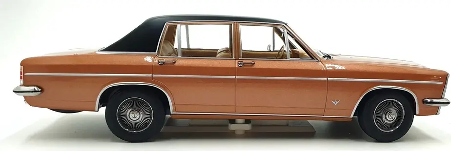 1969 Opel Diplomat V8 Copper Red in 1:18 scale by Norev