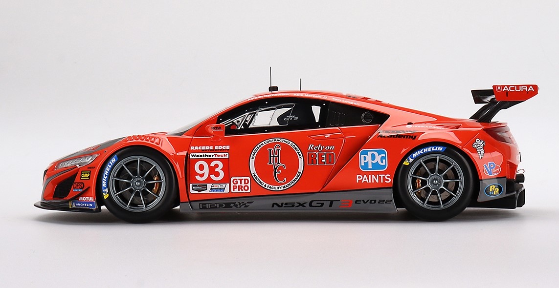 2022 Acura NSX GT3 EVO22 #93 IMSA Sebring 12 Hrs in 1:18 scale by Topspeed