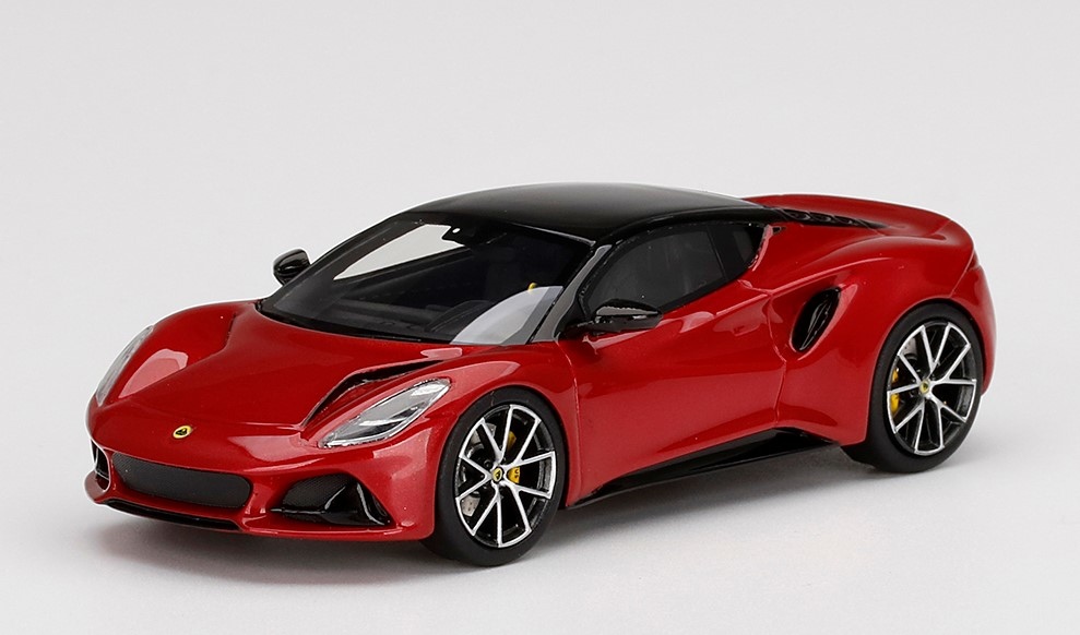 Lotus Emira Magma Red in 1:43 scale by True Scale Miniatures by True ...