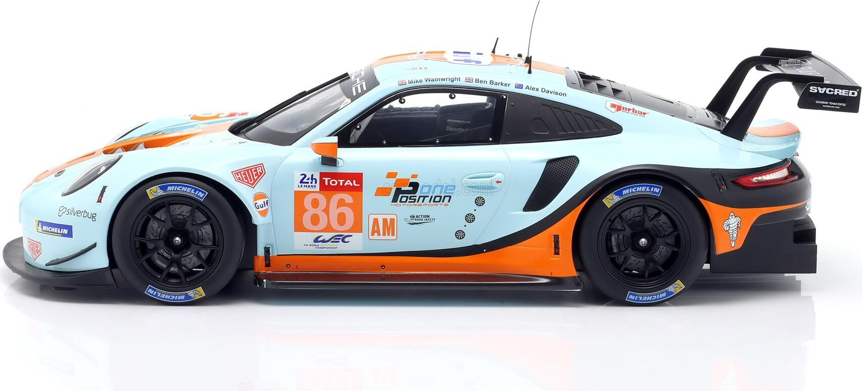 Porsche 911(991) RSR #86 2018 24h Le Mans Mike Wainwright/Ben Barker ...