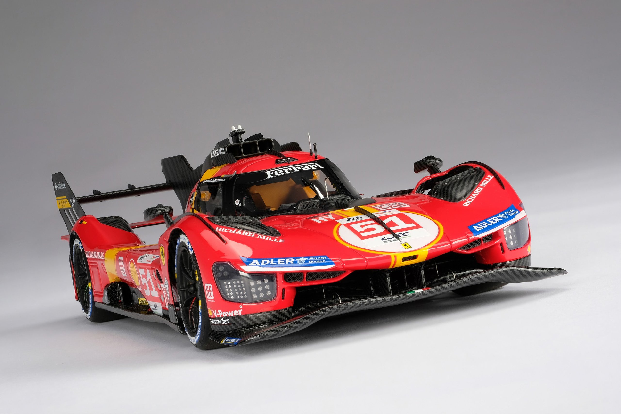 Ferrari 499P #51 Hypercar 2023 24H LeMans Winner in 1:18 scale by Amalgam