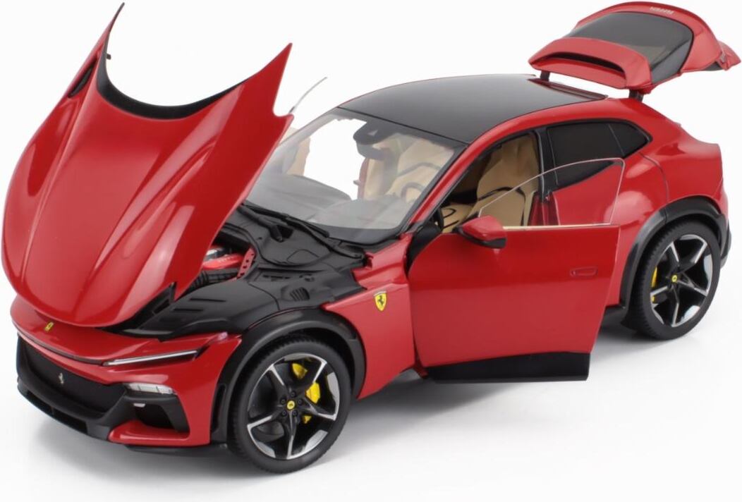 2022 Ferrari Purosangue Rosso Corsa 322/Cream Interior in 1:18 scale w ...