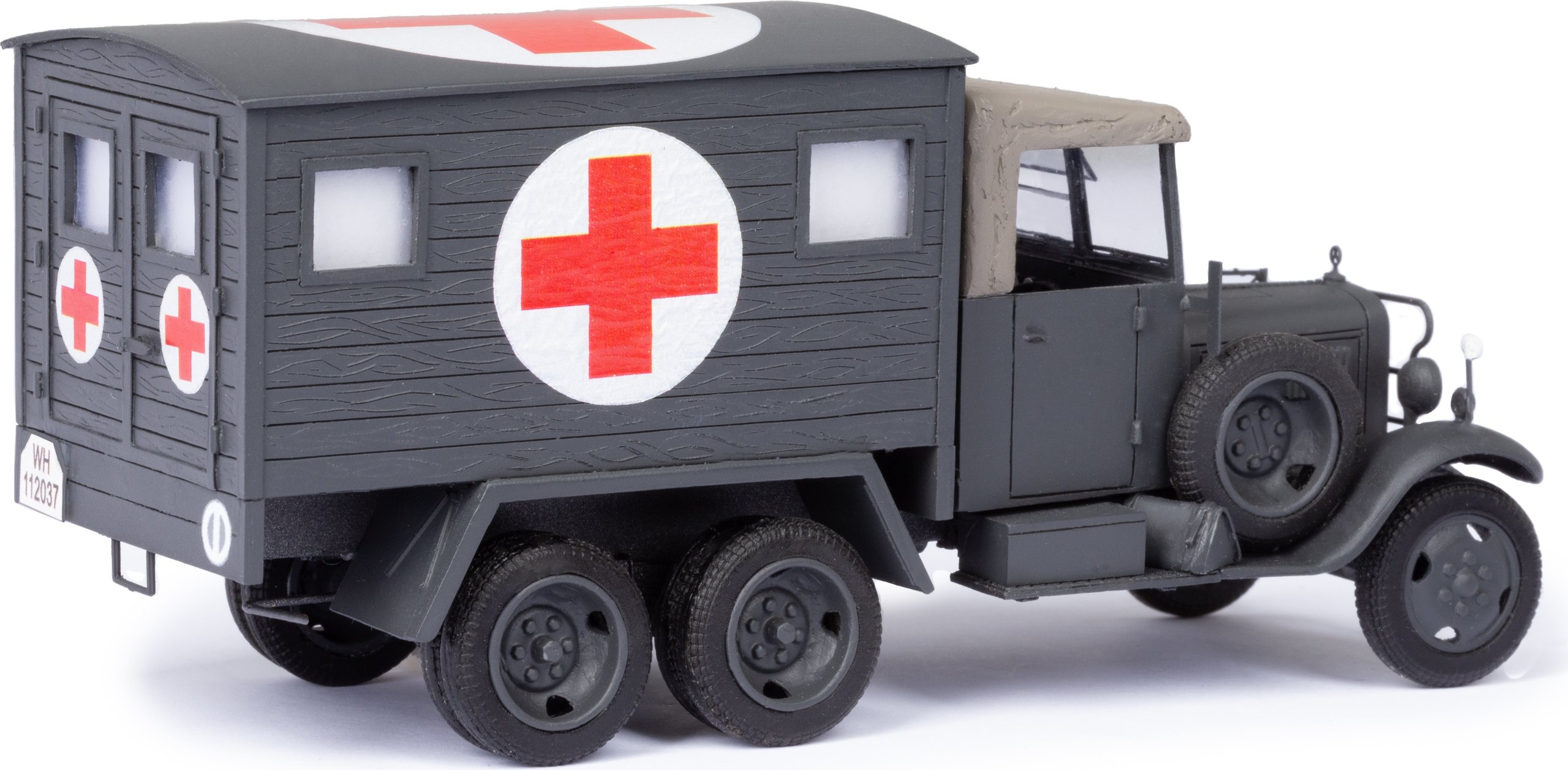1929-35 Mercedes-Benz G3A Military Ambulance in 1:43 scale by Esval ...