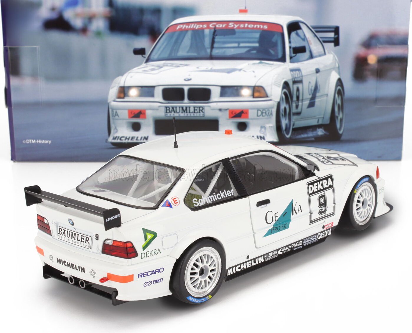 BMW 3-Series M3 (E36) Coupe #9 1994 DTM Season Frank Schmickler in 1:18 ...