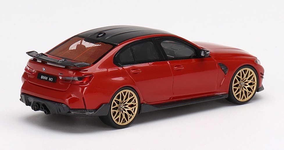 BMW M3 M-Performance (G80) Toronto Red in 1:43 scale by True Scale ...