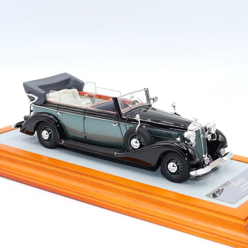 Horch 951 A Pullman Cabriolet 1938 LHD Open Top in 1:43 scale by Ilario
