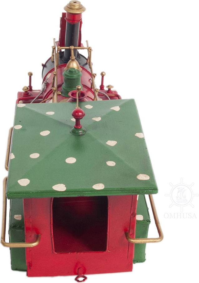 Christmas Train Model Handmade Tin Metal Handmade by Old Modern ...