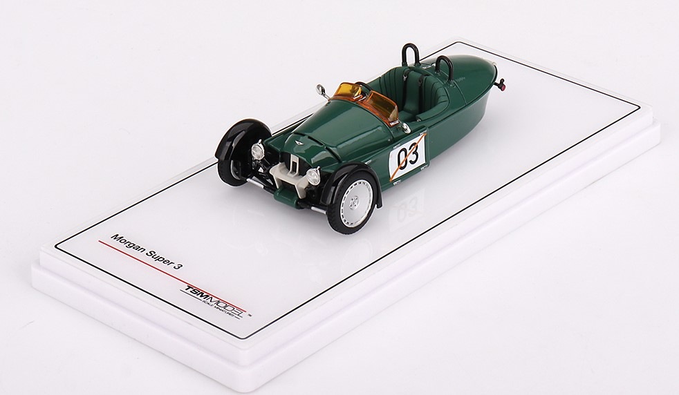 Morgan Super 3 Jet Green in 1:43 scale by True Scale Miniatures