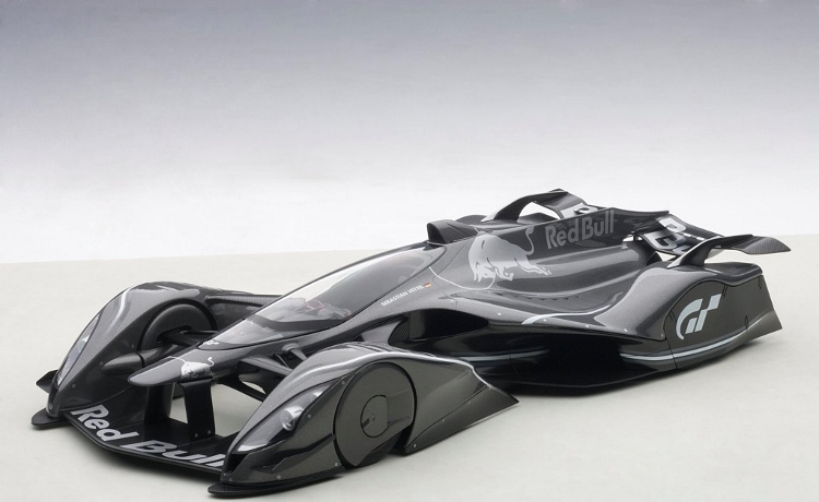 Red Bull X2014 Fan Car in Dark Silver Metallic in 1:18 Scale by AUTOart ...