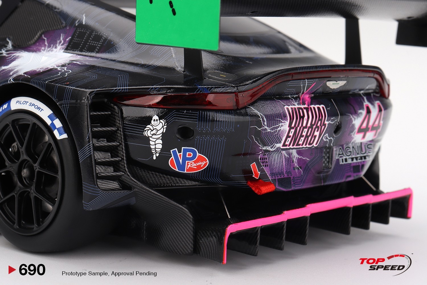 Aston Martin Vantage GT3 Evo #44 Magnus Racing 2025 IMSA Walkins Glen 6 ...